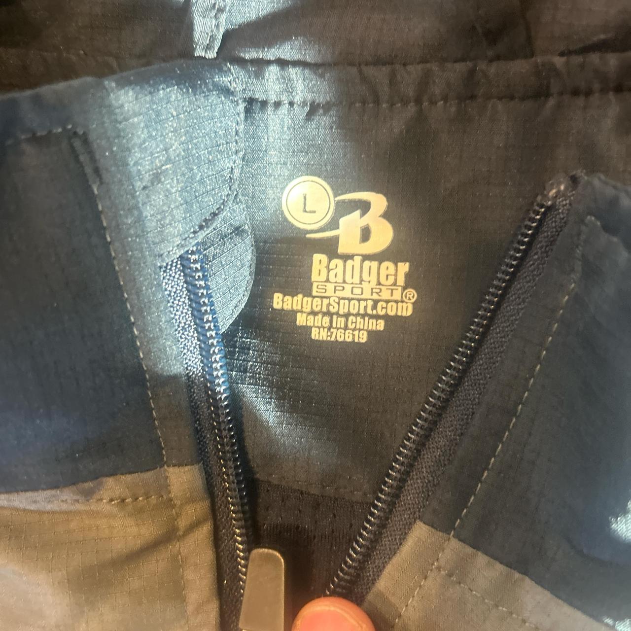 New York Yankees Badger Sports full zip Windbreaker... - Depop