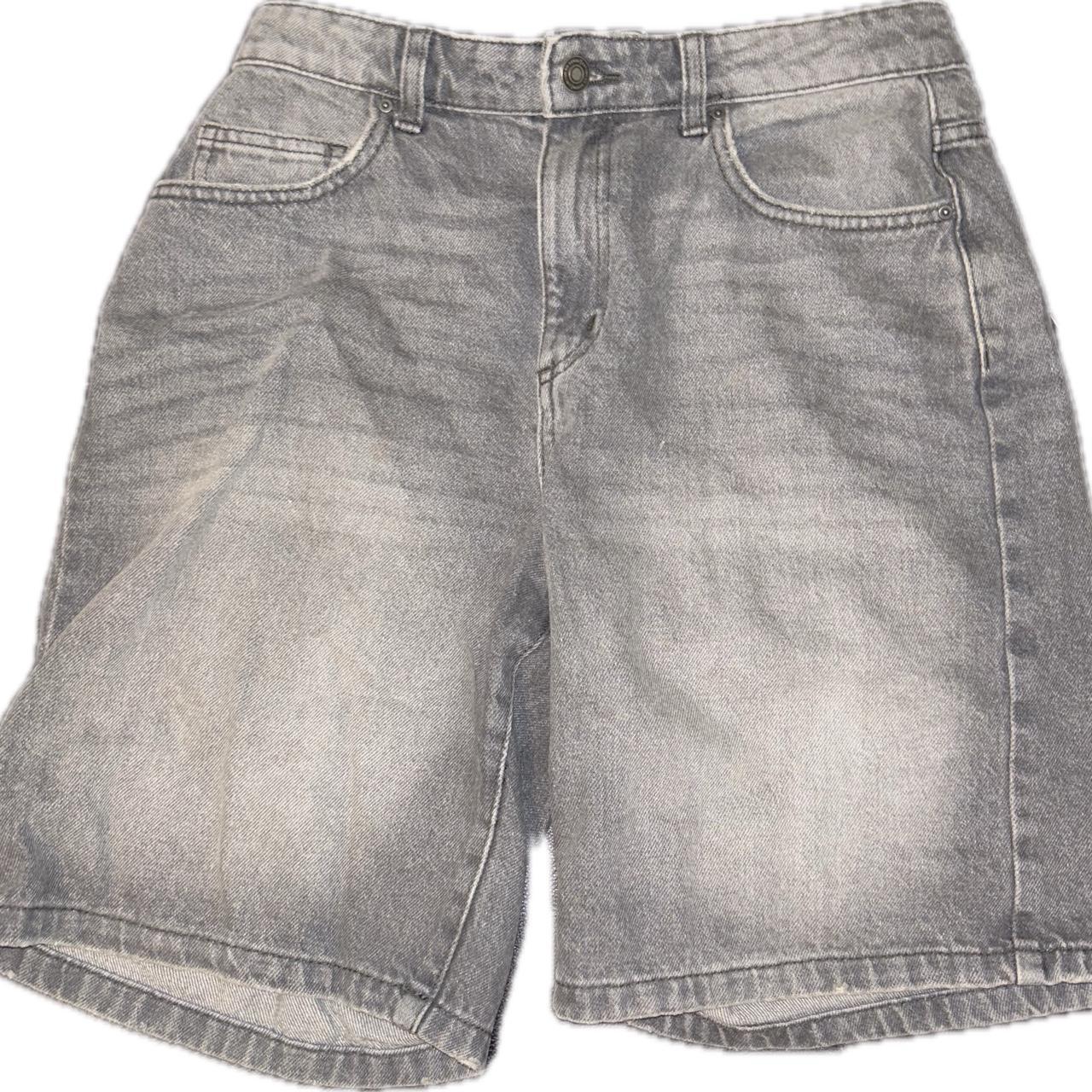 Grey cotton on jorts, super cute, baggy #jorts... | Depop