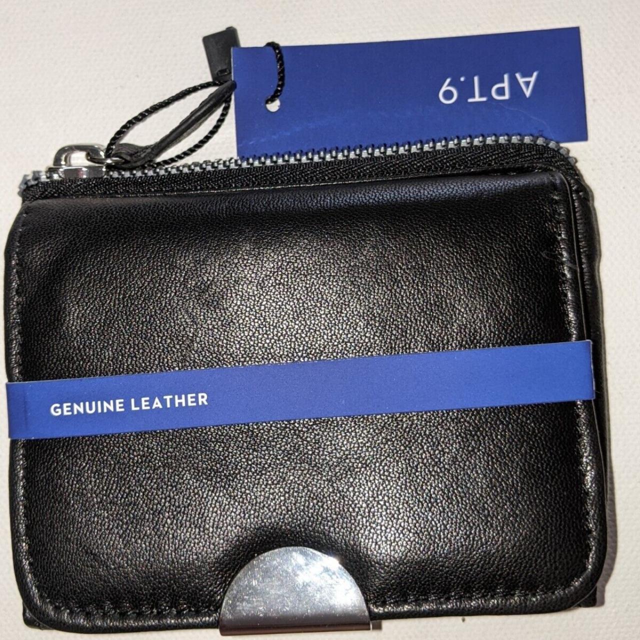 Apt 9 Safe-keeper RFID Blocking Wallet Black Unisex... - Depop