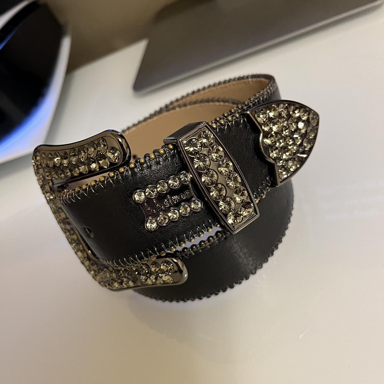 Noir Classic Bb Simon Belt Smallest Size On Bb Depop