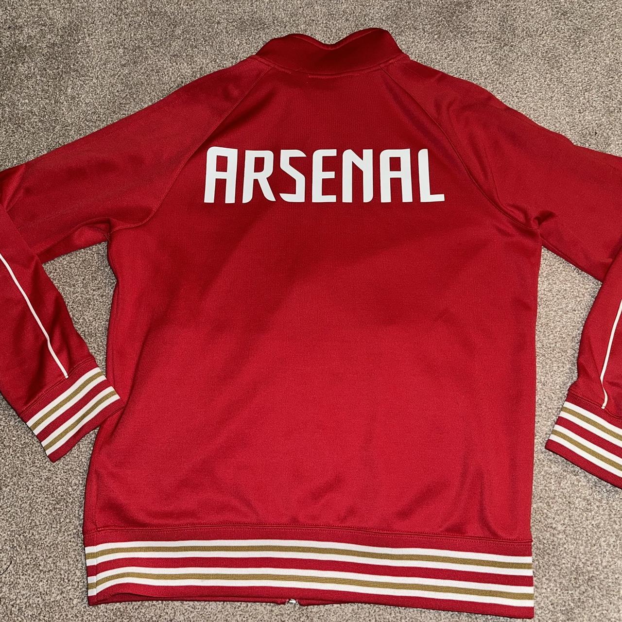 Rare Arsenal Nike Tracksuit jacket top Size Medium... - Depop