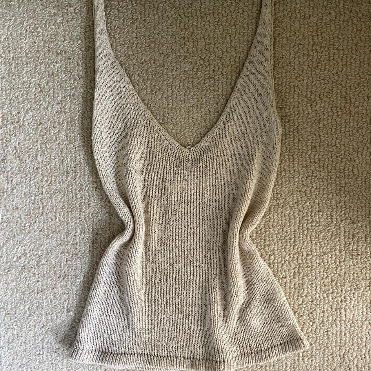Supre knitted singlet great condition | Depop