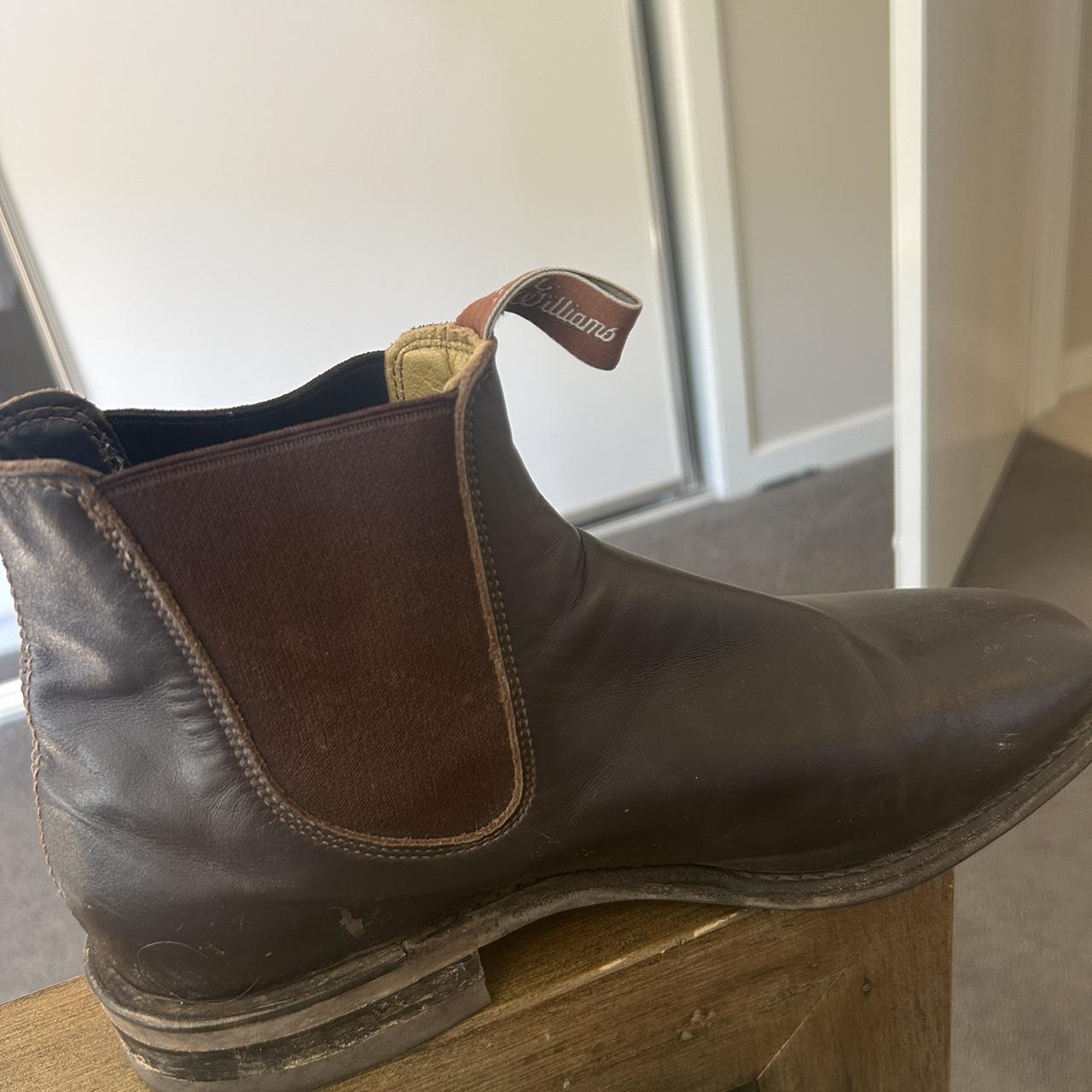 RM Williams Comfort Craftmans Boots in Chestnut W... - Depop