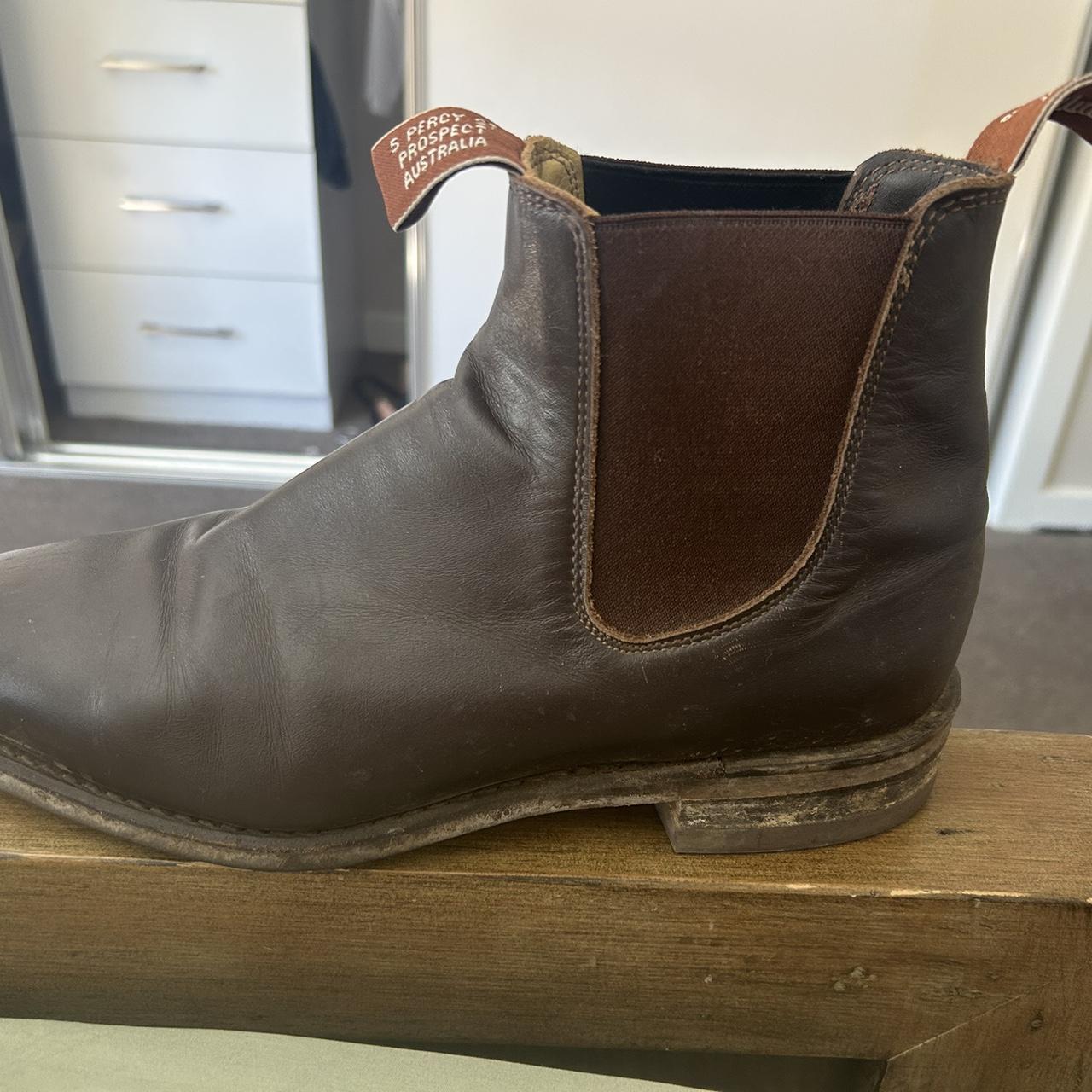 RM Williams Comfort Craftmans Boots in Chestnut W... - Depop