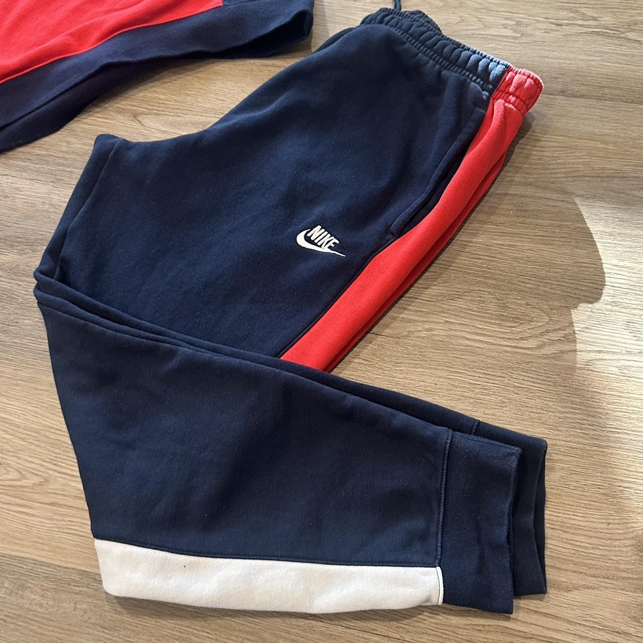 Vintage Nike colorblocked multi color track /jogging... | Depop