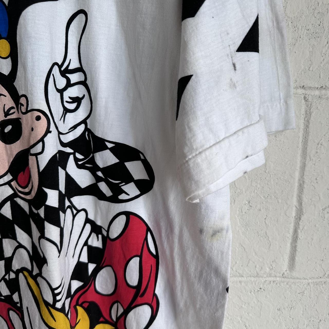 Vintage Disney Goofy Joker Card Shirt Made in... - Depop