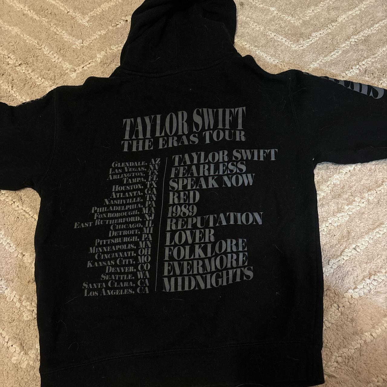 REAL taylor swift eras tour sweatshirt from the concert - Depop
