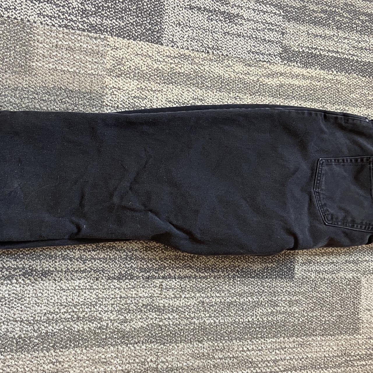 baggy jnco type black jeans super wide leg fit super... - Depop