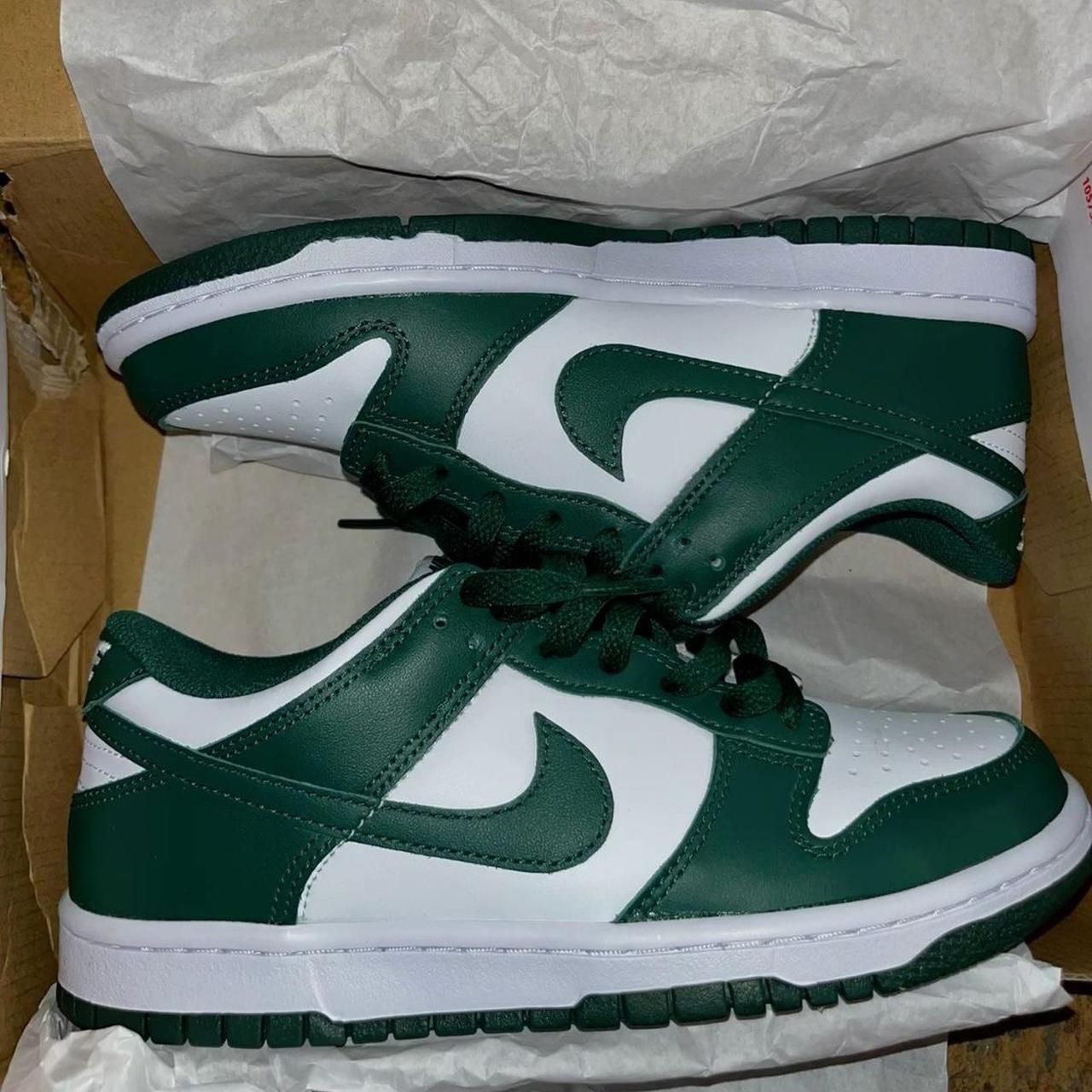 Dark green dunks Trending trainers Great for... - Depop