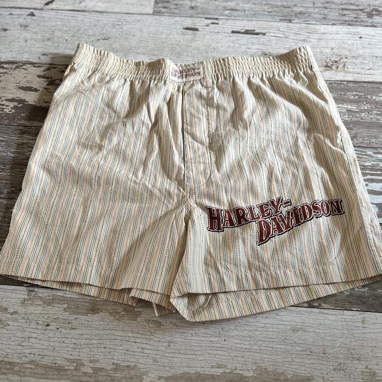Harley Davidson pajama boxer #vintage #thrifted - Depop