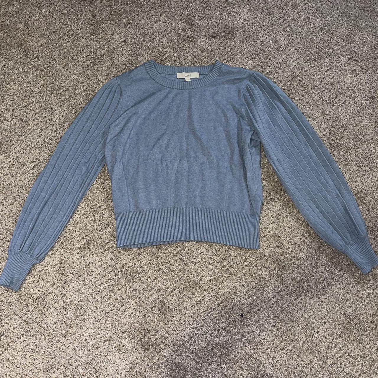 Large blue sweater from Loft - Depop