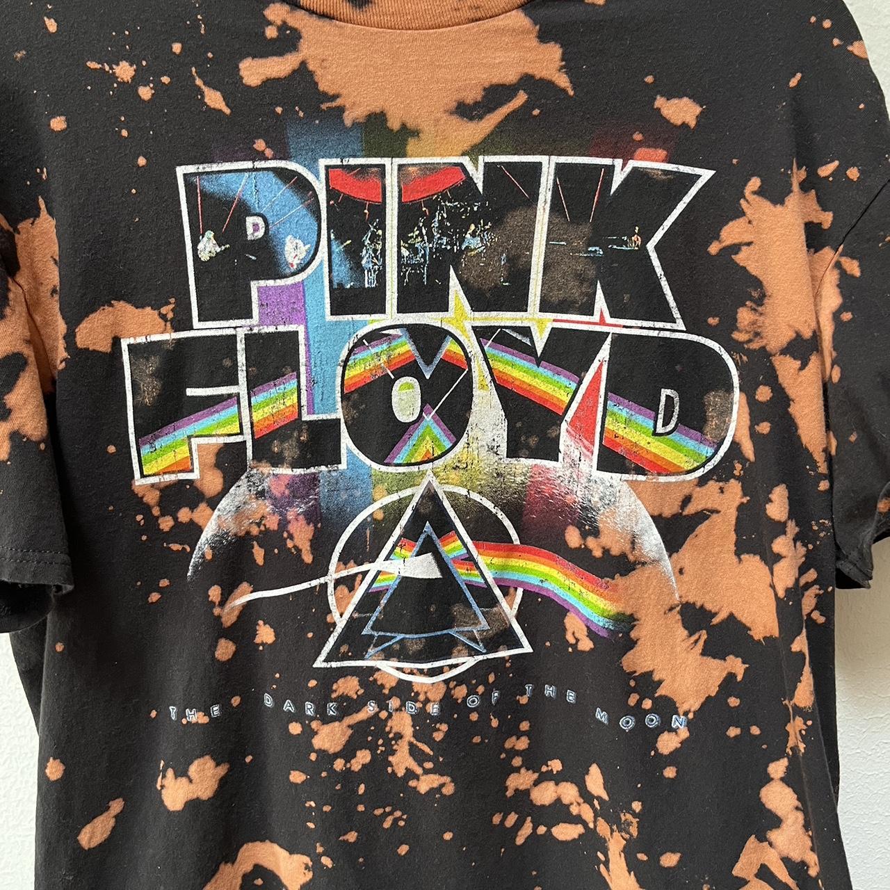 Pink Floyd Bleach Splatter Band T-Shirt. There are... - Depop