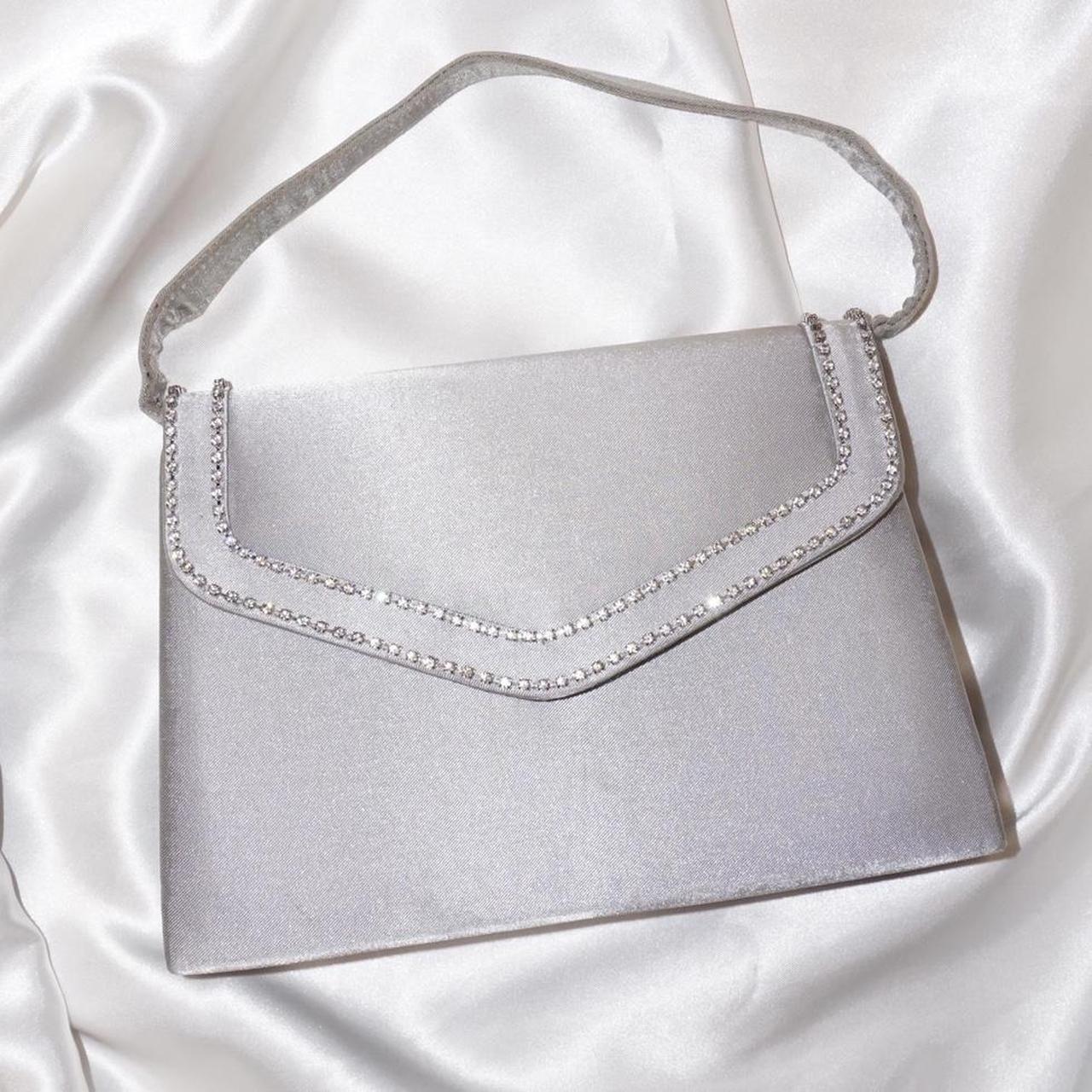 Vintage silver rhinestone purse #vintage #y2k #90s - Depop