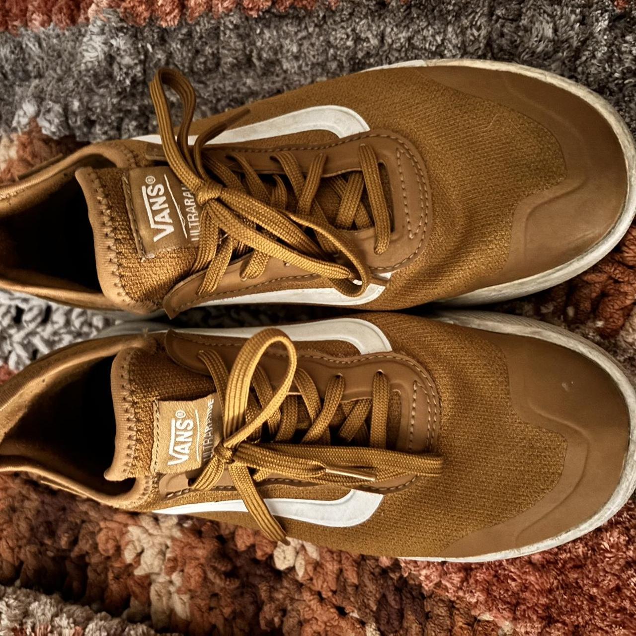 Vans Ultra Range Mustard Gold Sneakers Super... - Depop