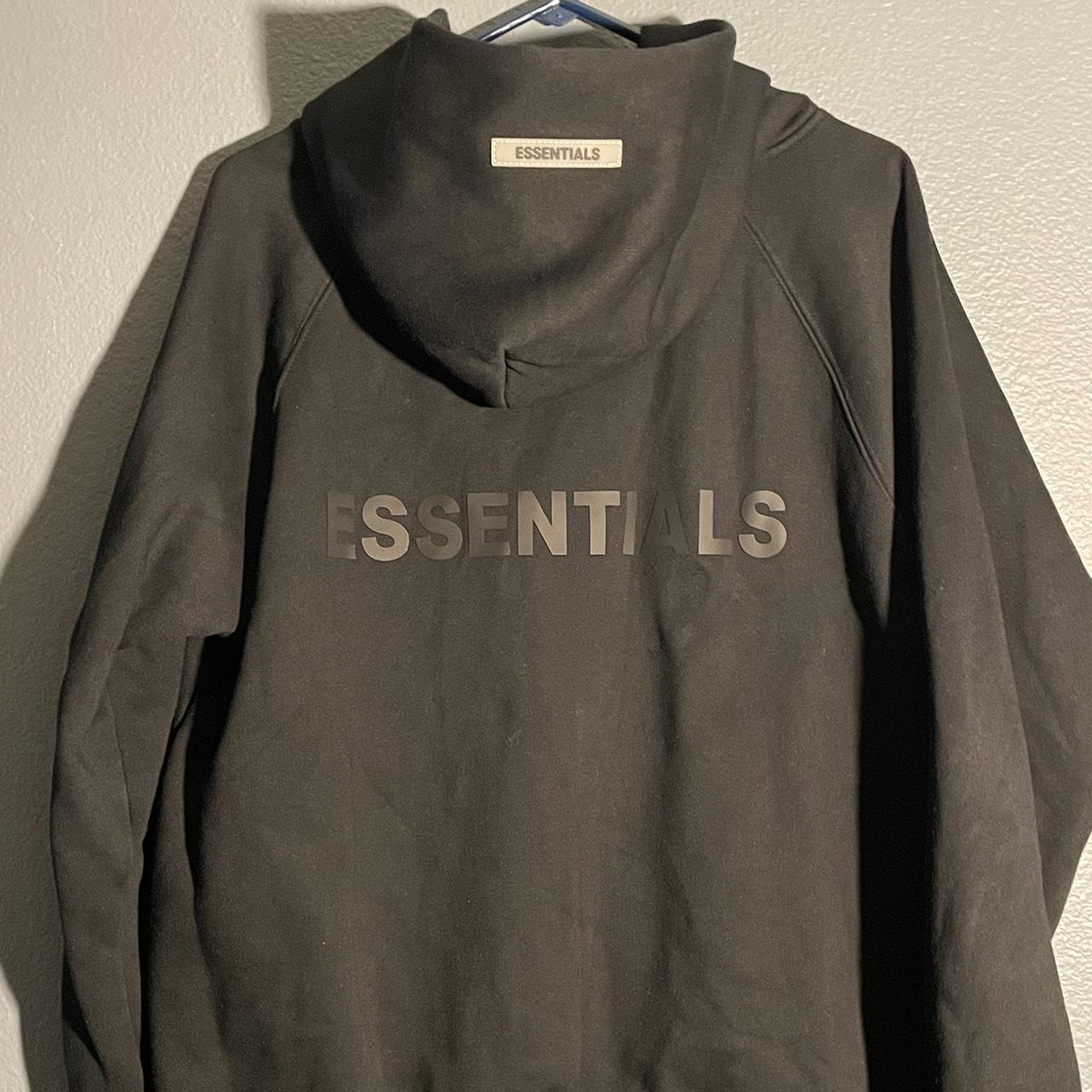 Essentials FOG Full zip hoodie Size Small, oversized... - Depop