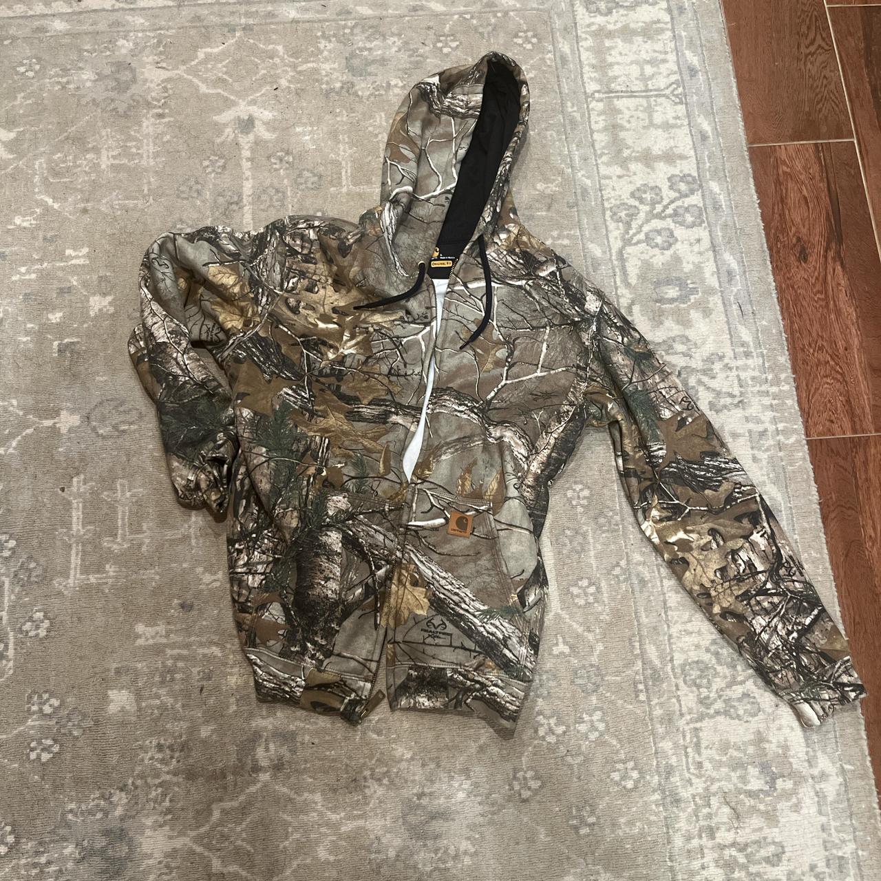 vintage Carhartt realtree zip up jacket - Depop