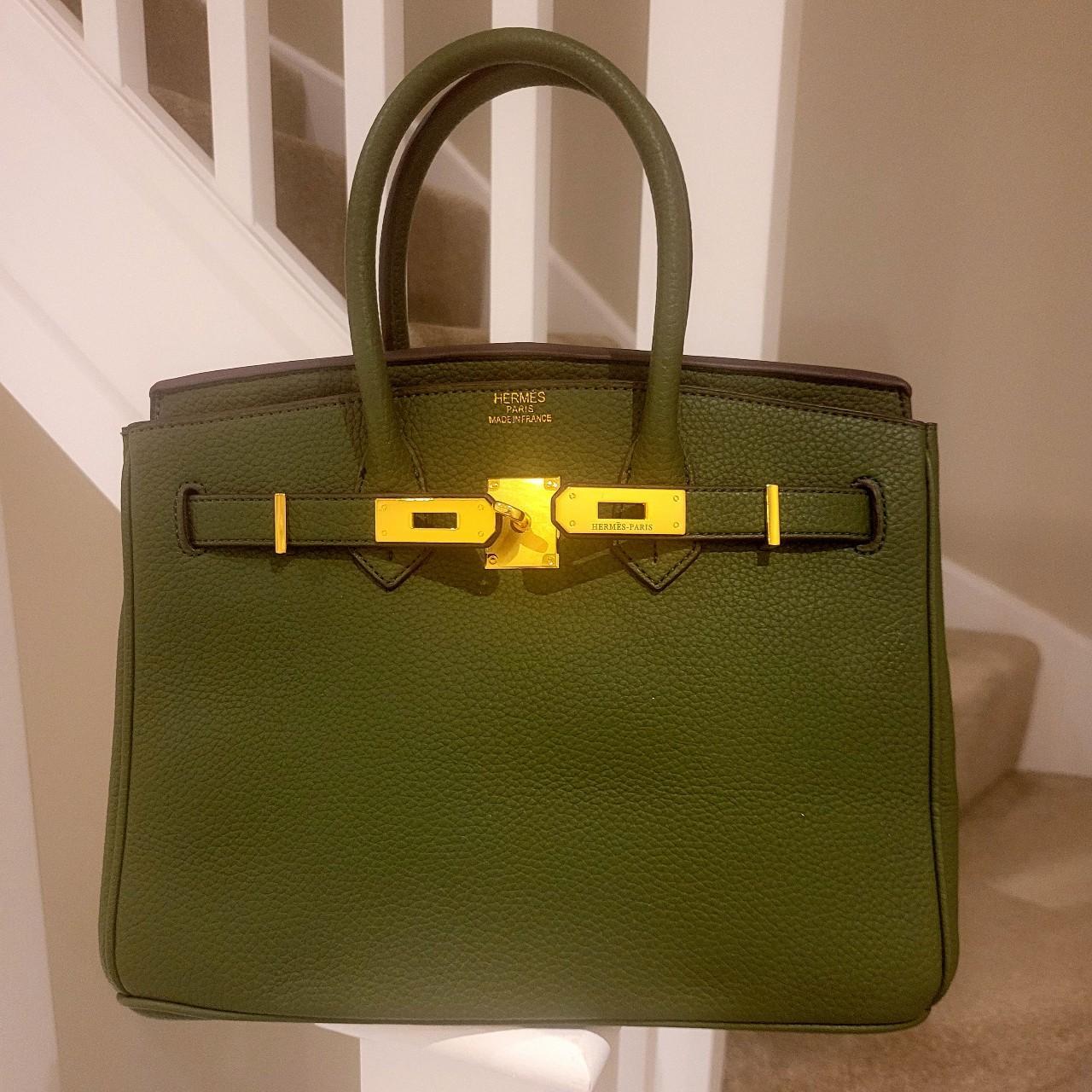 Birkin 28 green - Depop