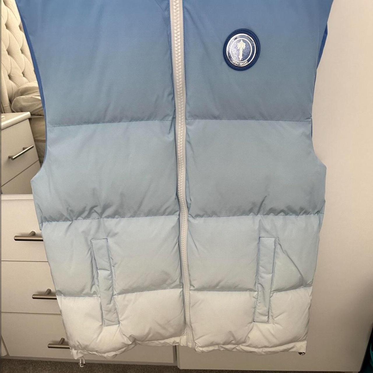Trapstar ice blue gilet Size M Used a few times but... - Depop