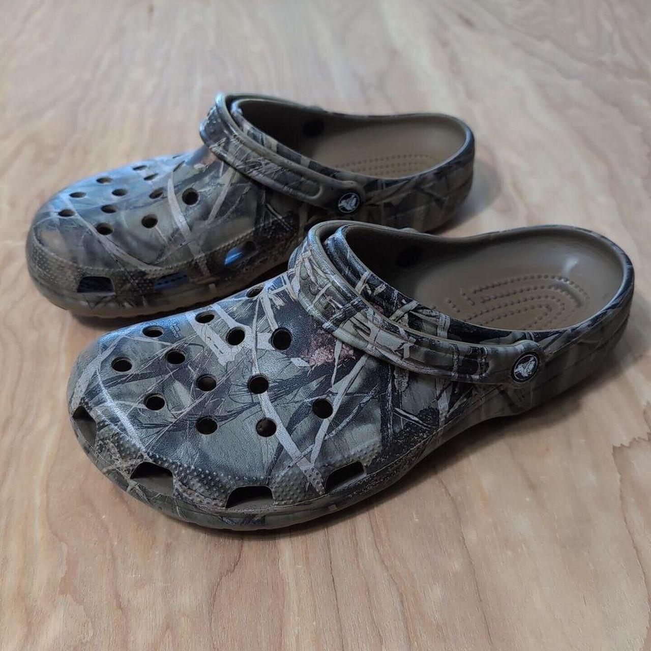 Crocs Classic Mens Size 12 Camouflage Camo Clogs... - Depop