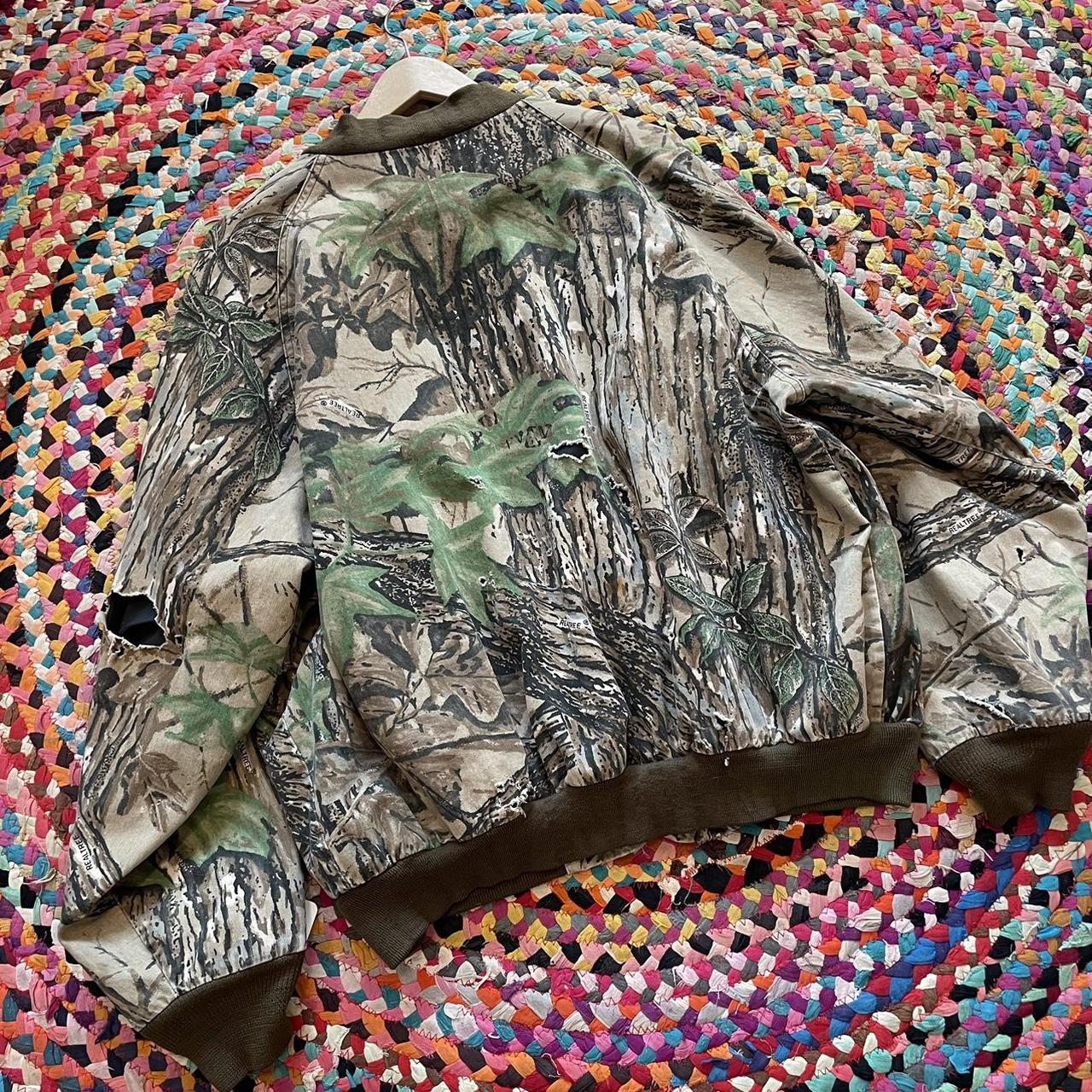 Vintage 90s Duxbak Realtree Camo Jacket Zipper... - Depop