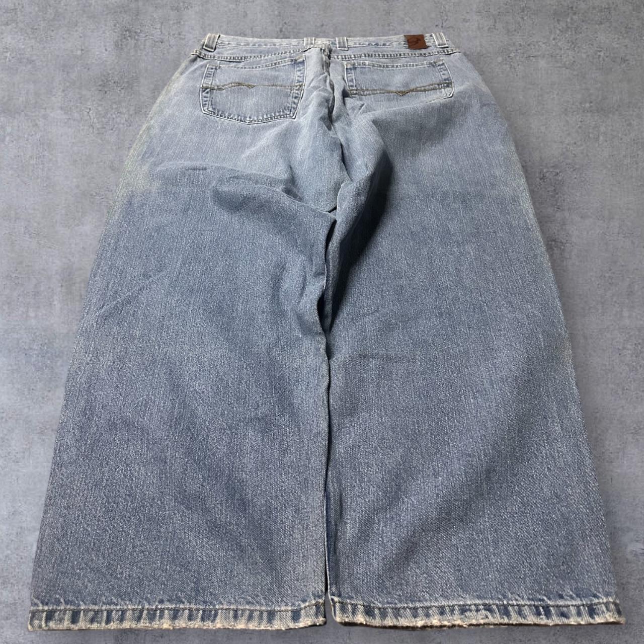 Anchor blue big baggy jeans🔥🔥 Super sick pair of... - Depop