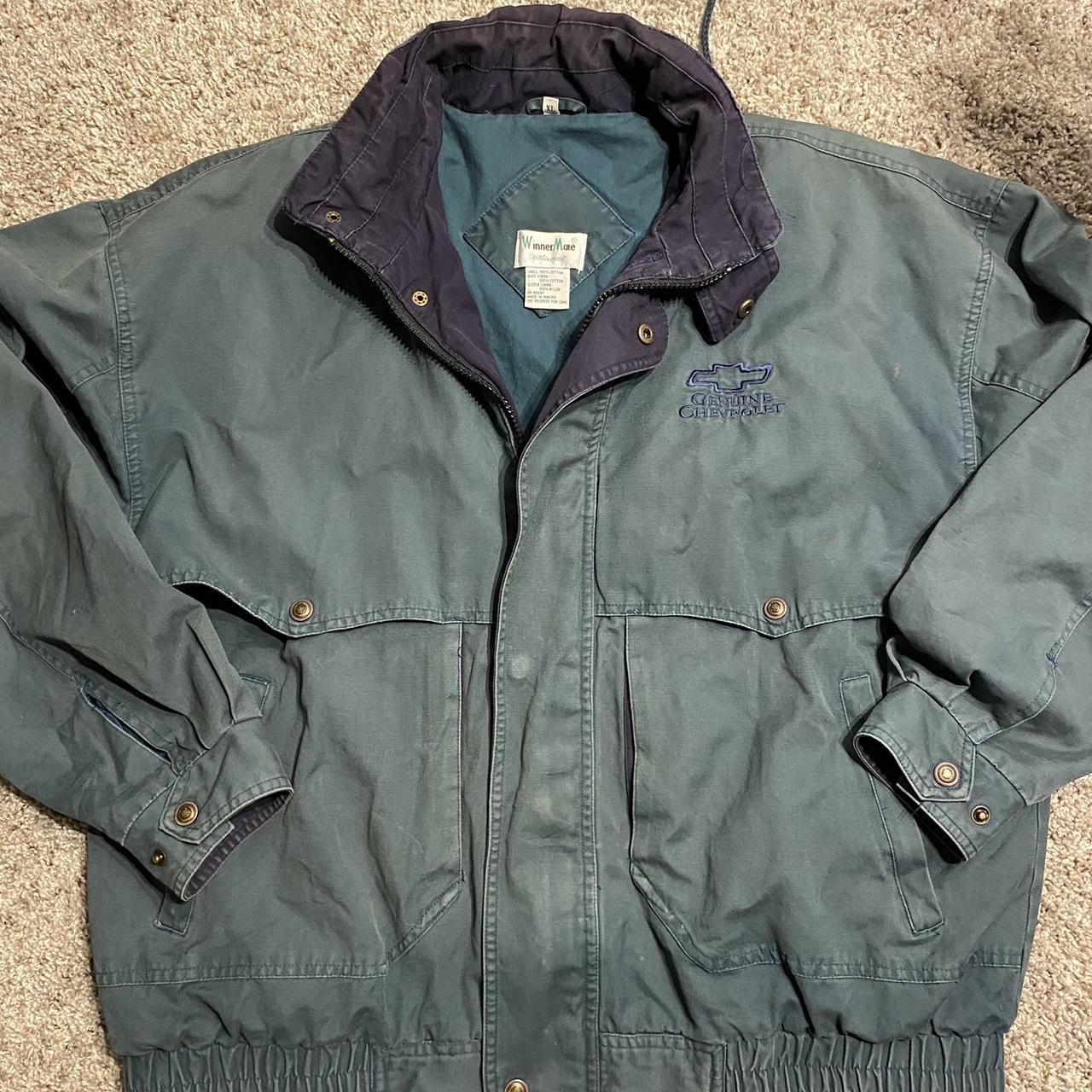 Large men’s Chevrolet jacket - Depop