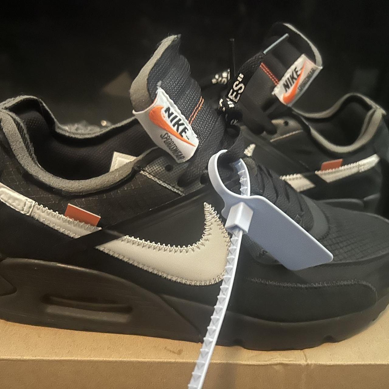 Black Off-White Nike Air Max 90. New with box. ... - Depop