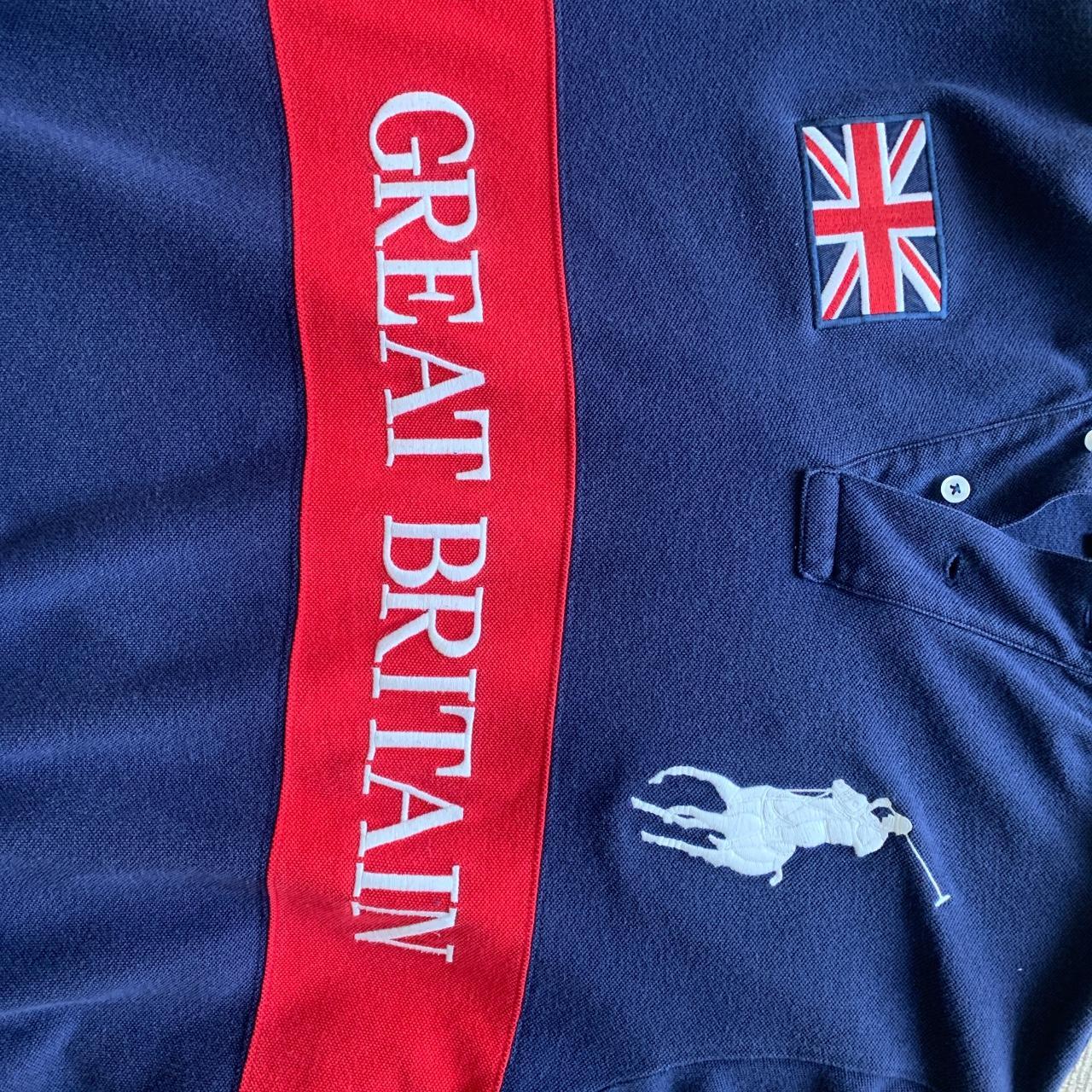 Authentic Ralph Lauren Great Britain Polo... - Depop