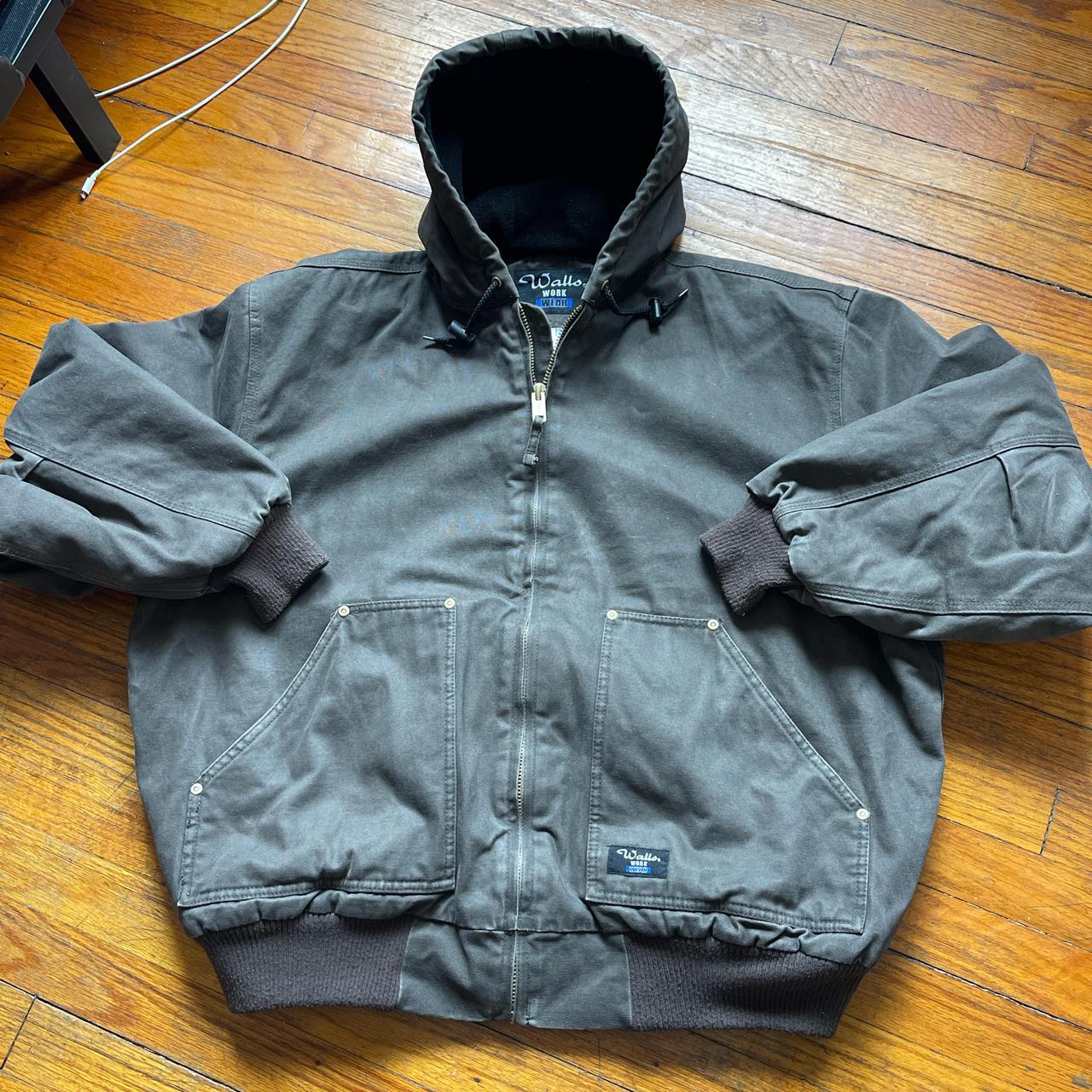 Walls Workwear jacket. Very soft and warm inside - Depop