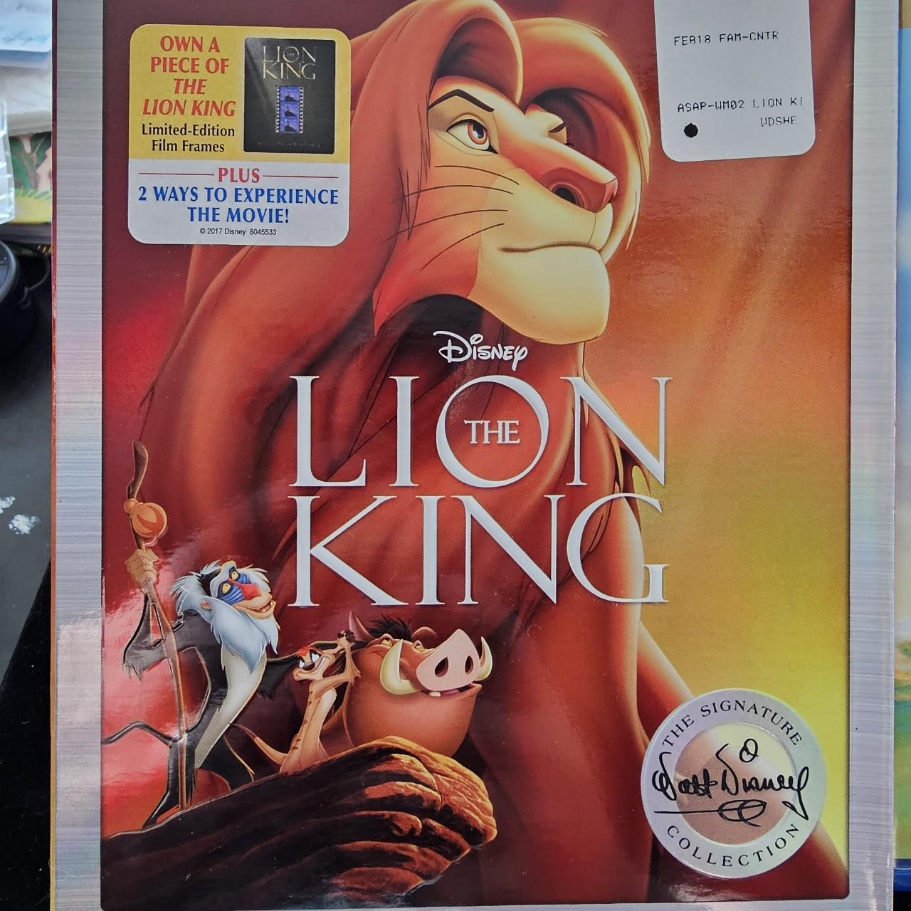 the lion king part 1 and 2 they have blu ray and dvd... | Depop