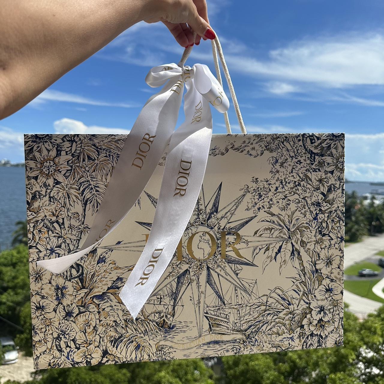 Limited edition Dior shopping bag medium size. - Depop