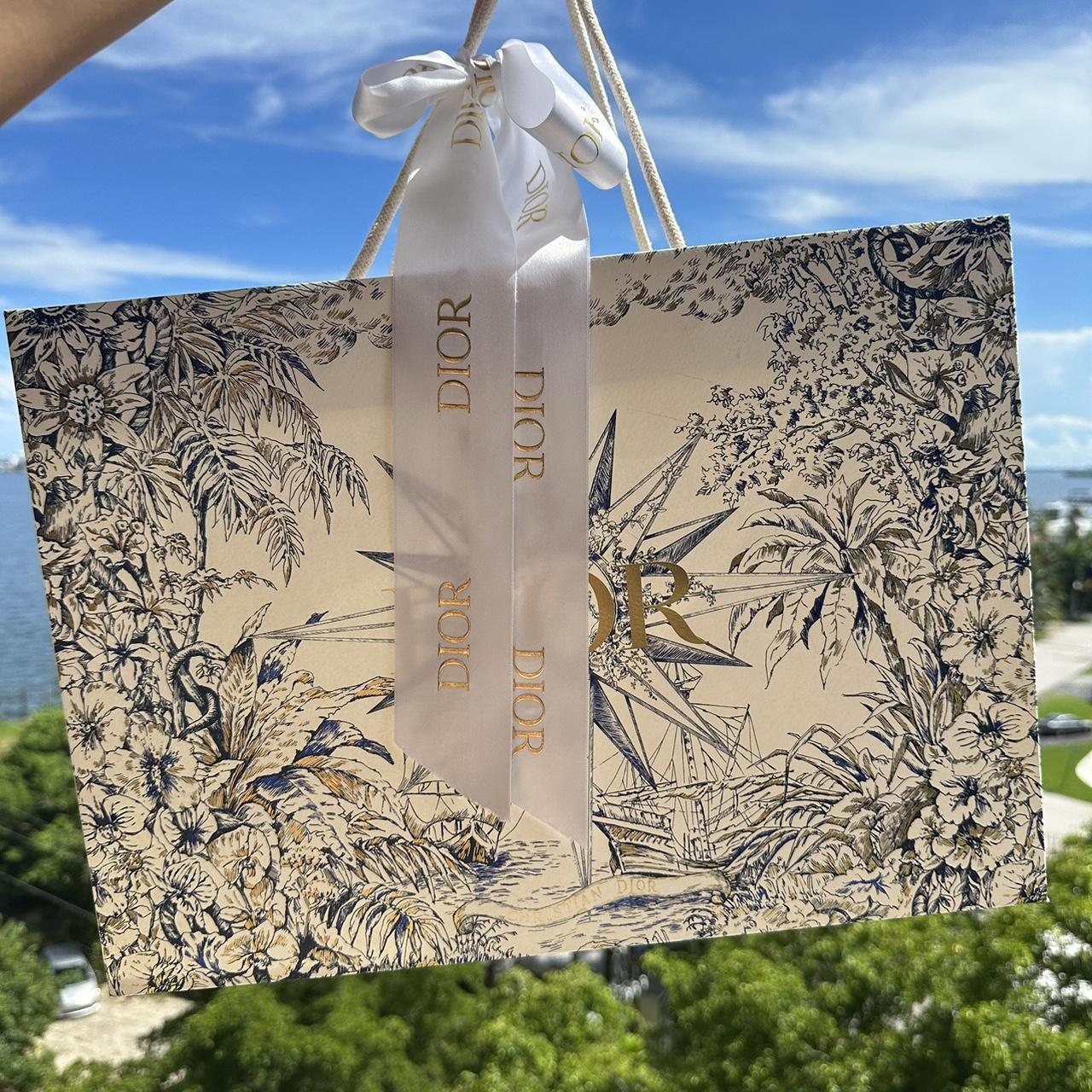 Limited edition Dior shopping bag medium size. - Depop