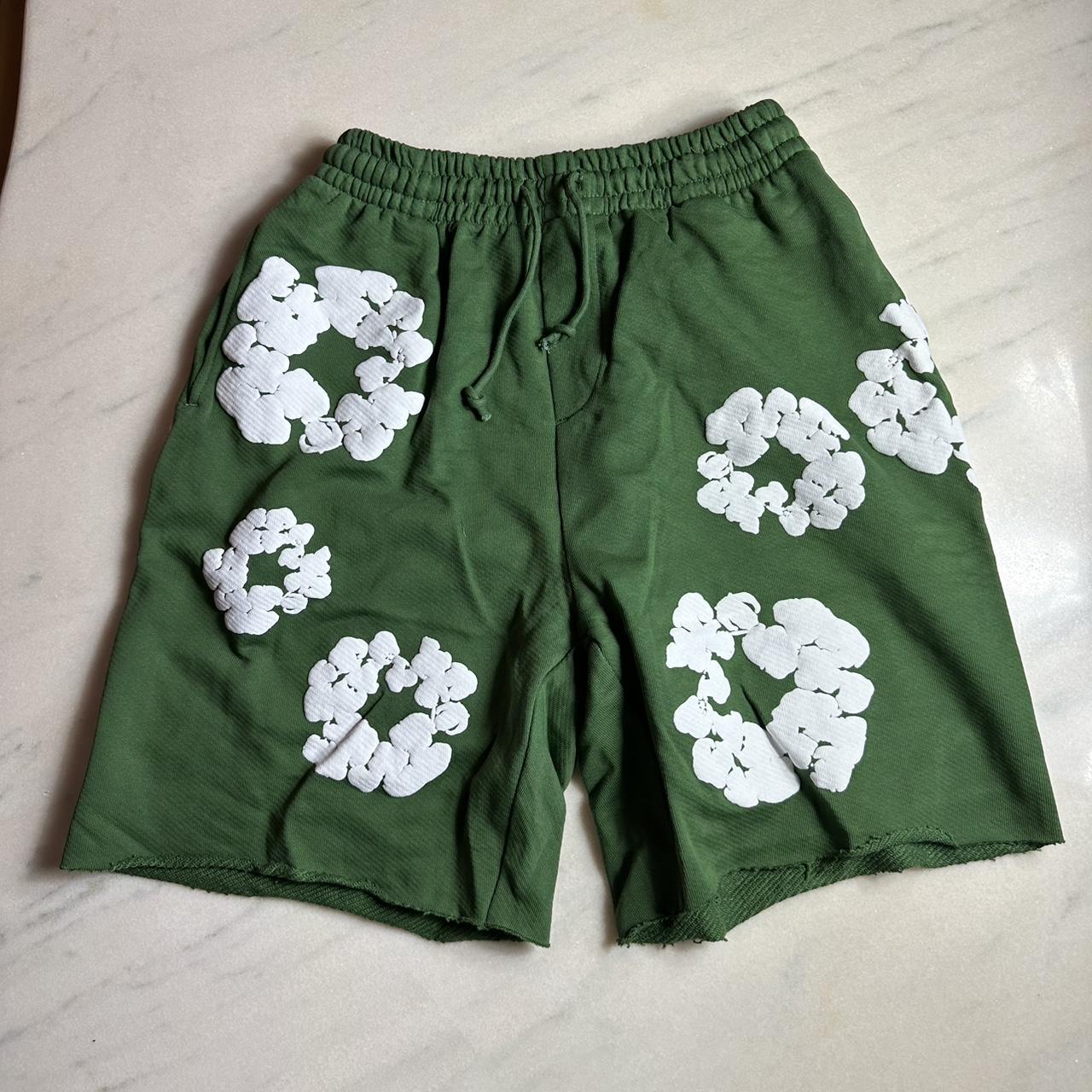 👕: Product - Denim Tears Shorts 🖍️: Colour - Green &... - Depop
