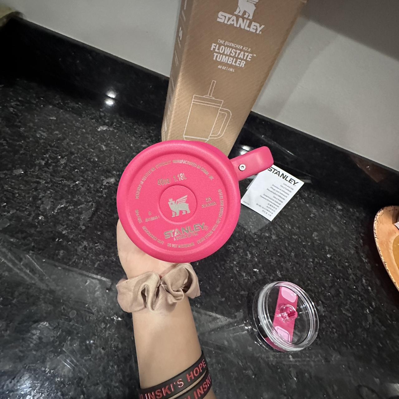 Stanley Cup 40oz with handle Stainless Steel Vacuum... - Depop