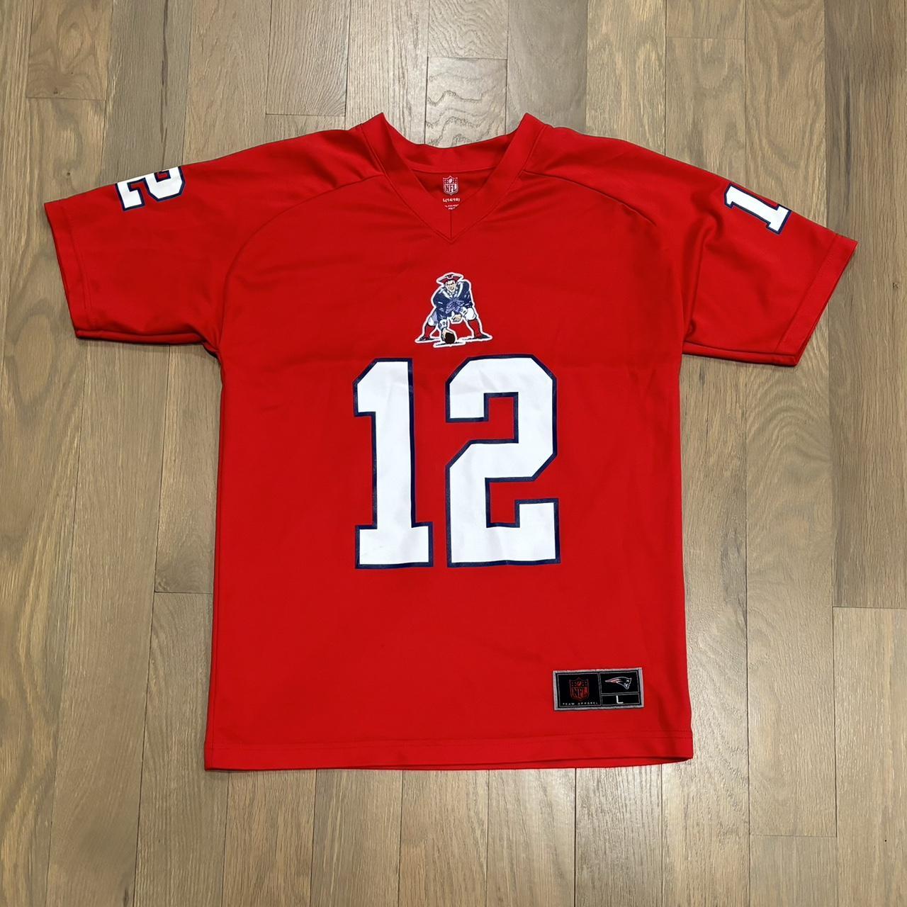 New England Patriots Jersey / Tom Brady / Youth L - Depop