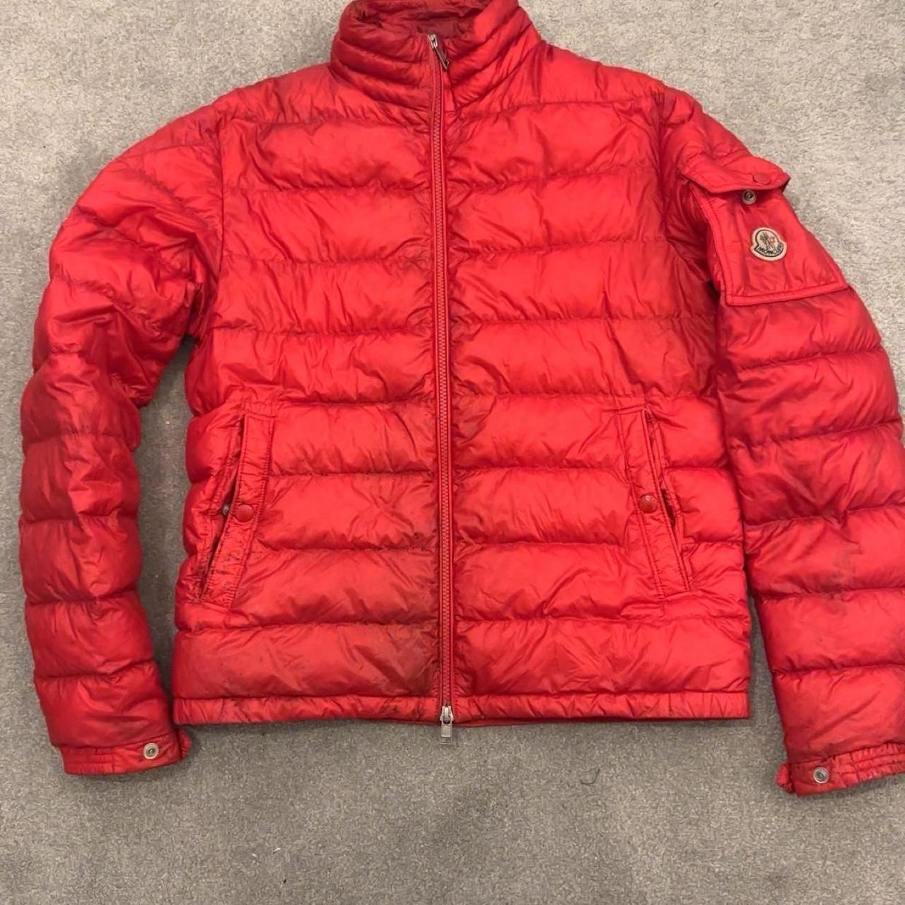Red moncler jacket size small ( Brand new £665) In... - Depop