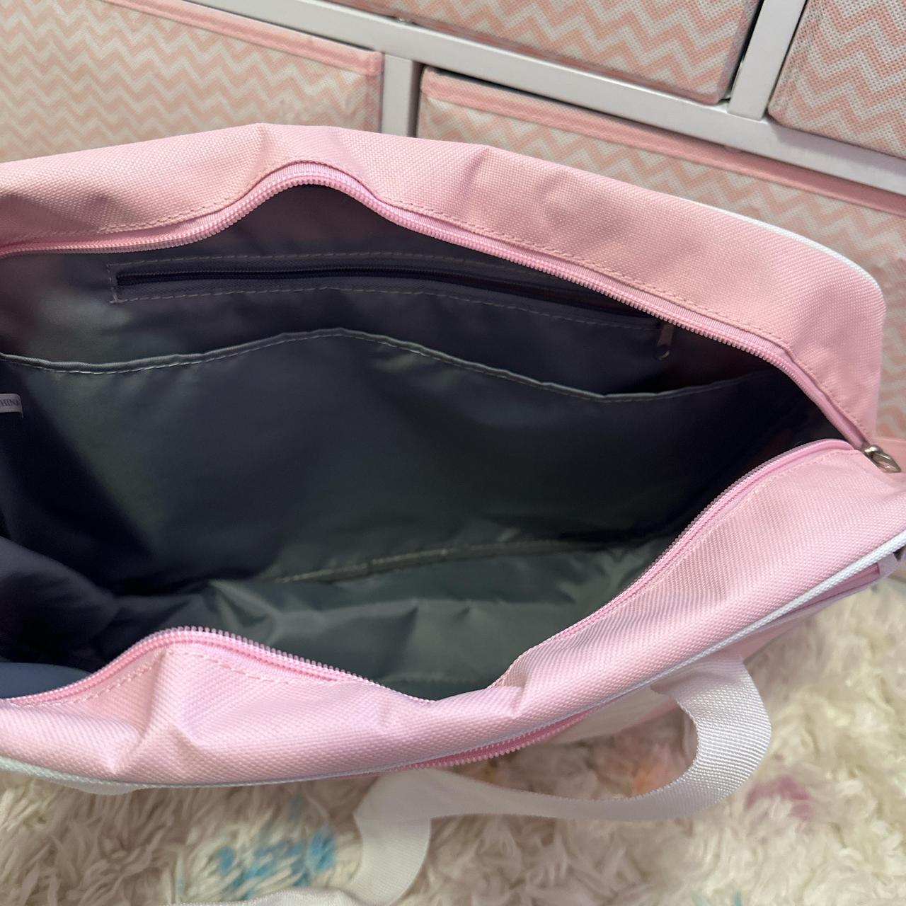 Pink messenger bag and Bunny crossbody bag. Both... | Depop