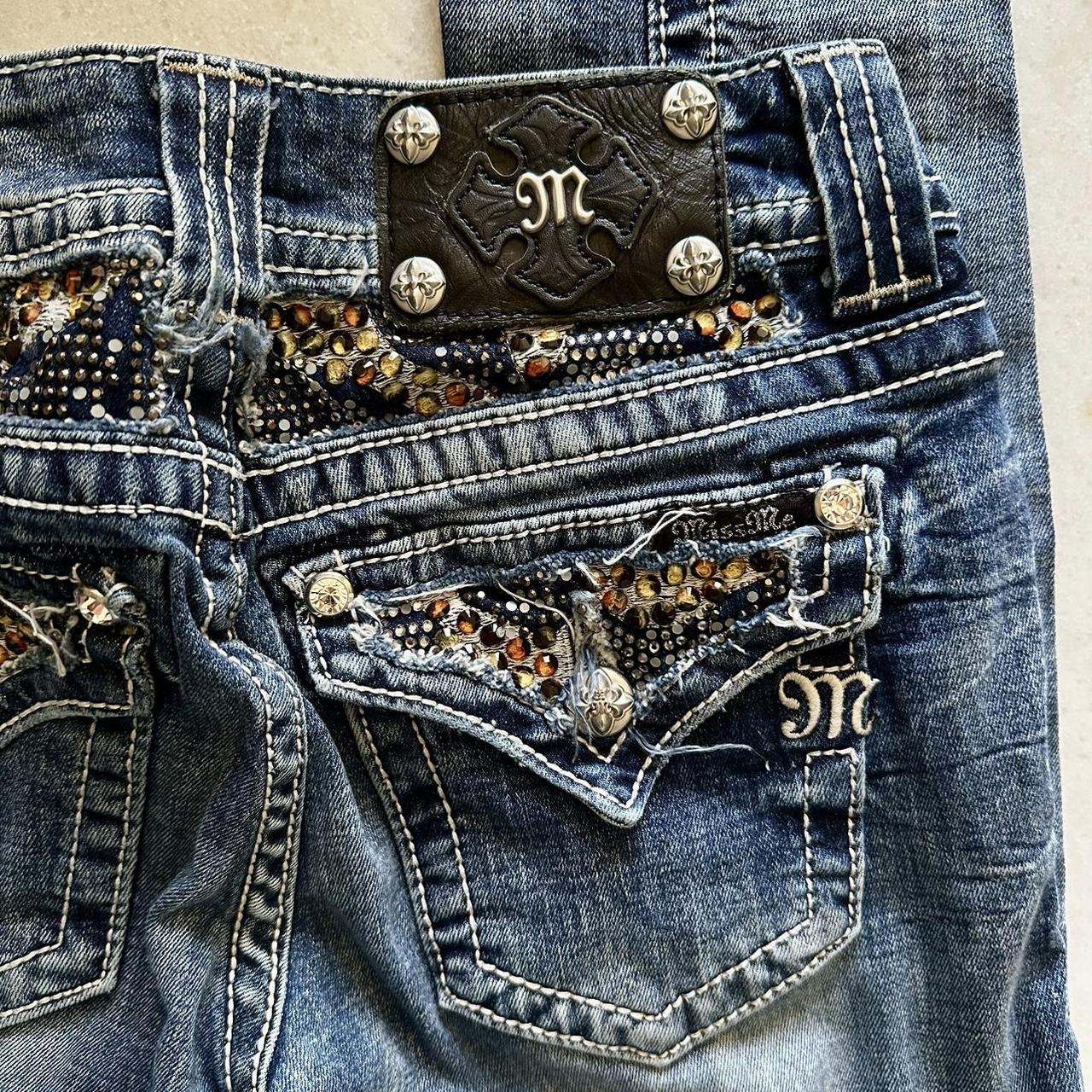 MISS ME jeans Size 26 Low waist and skinny Super... - Depop