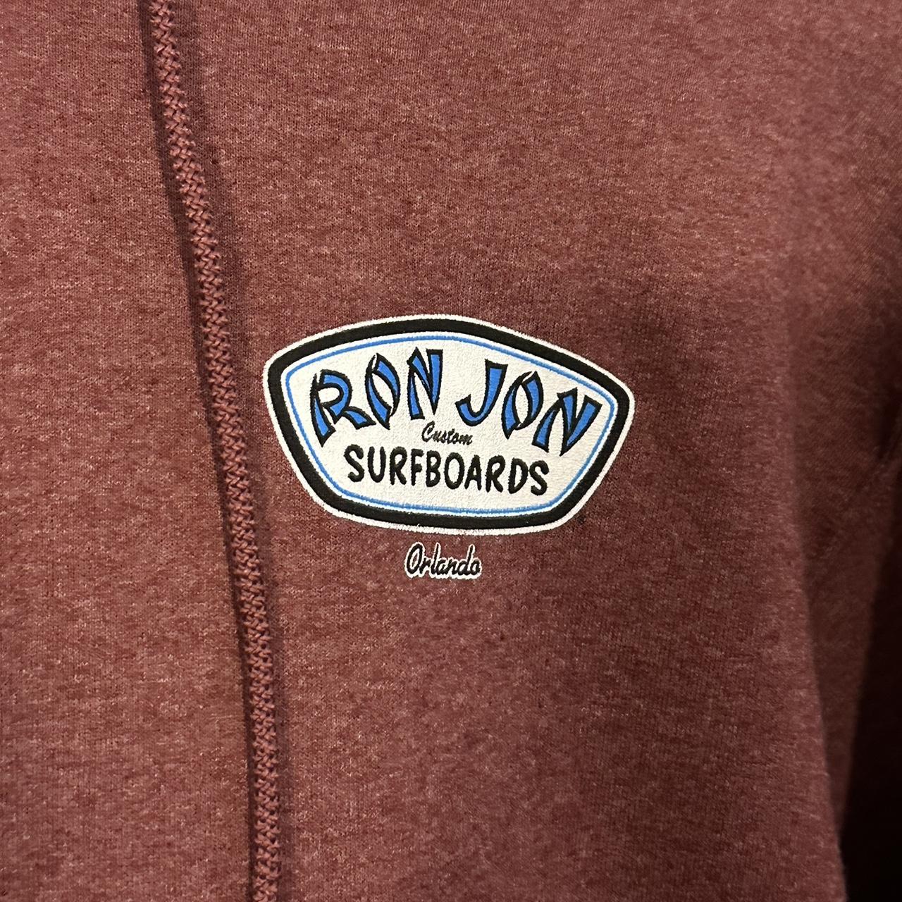 Ron Jon maroon hoodie Orlando Florida Size Small... - Depop