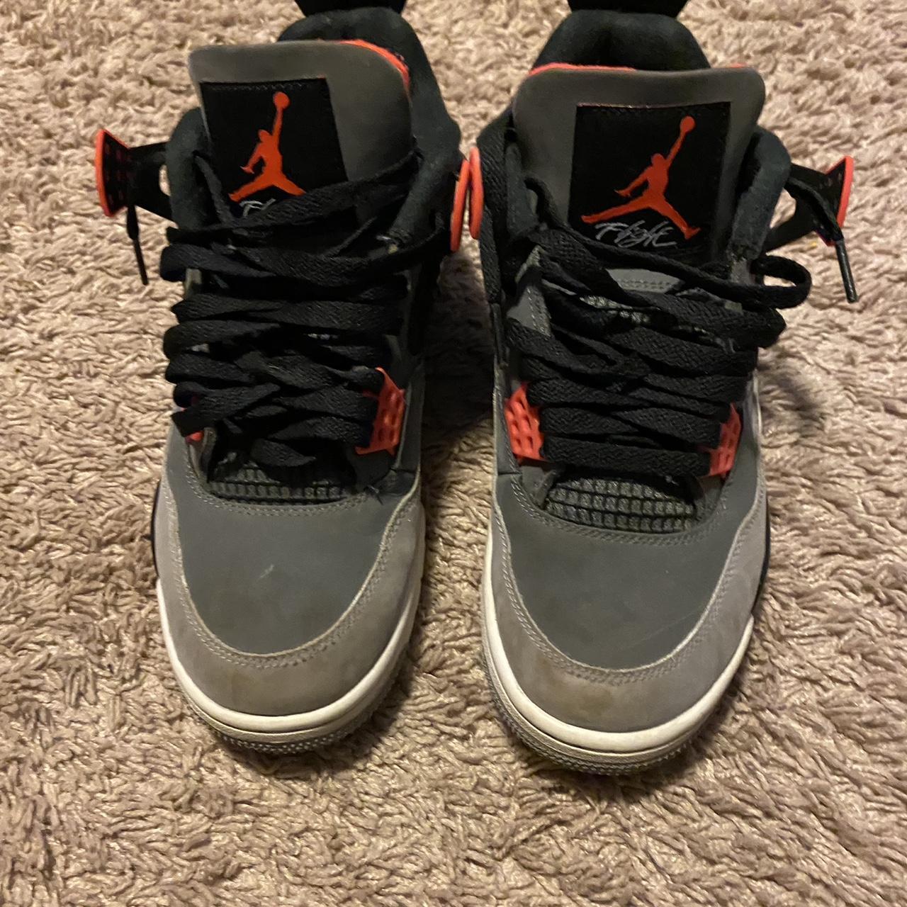 jordan 4 infered worn size 8 send offers message... - Depop