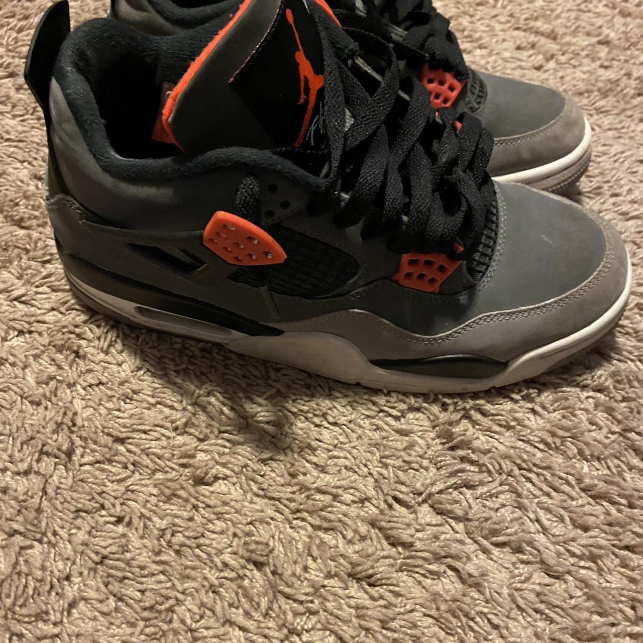 jordan 4 infered worn size 8 send offers message... - Depop