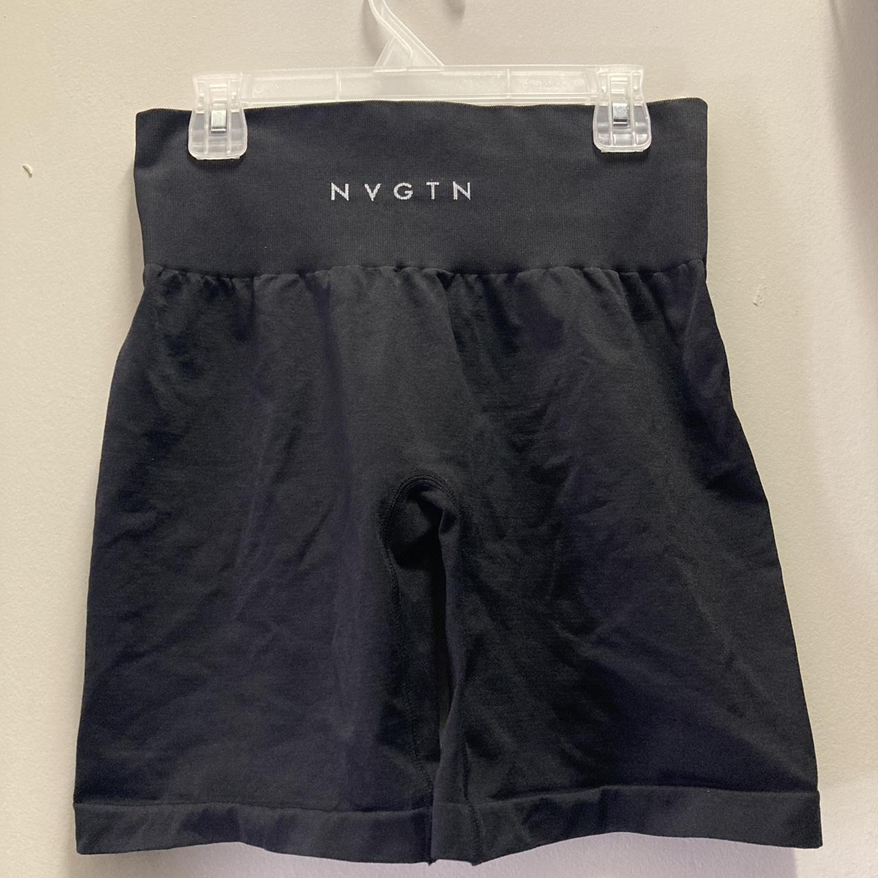 Nvgtn black bike shorts , size small. - Depop