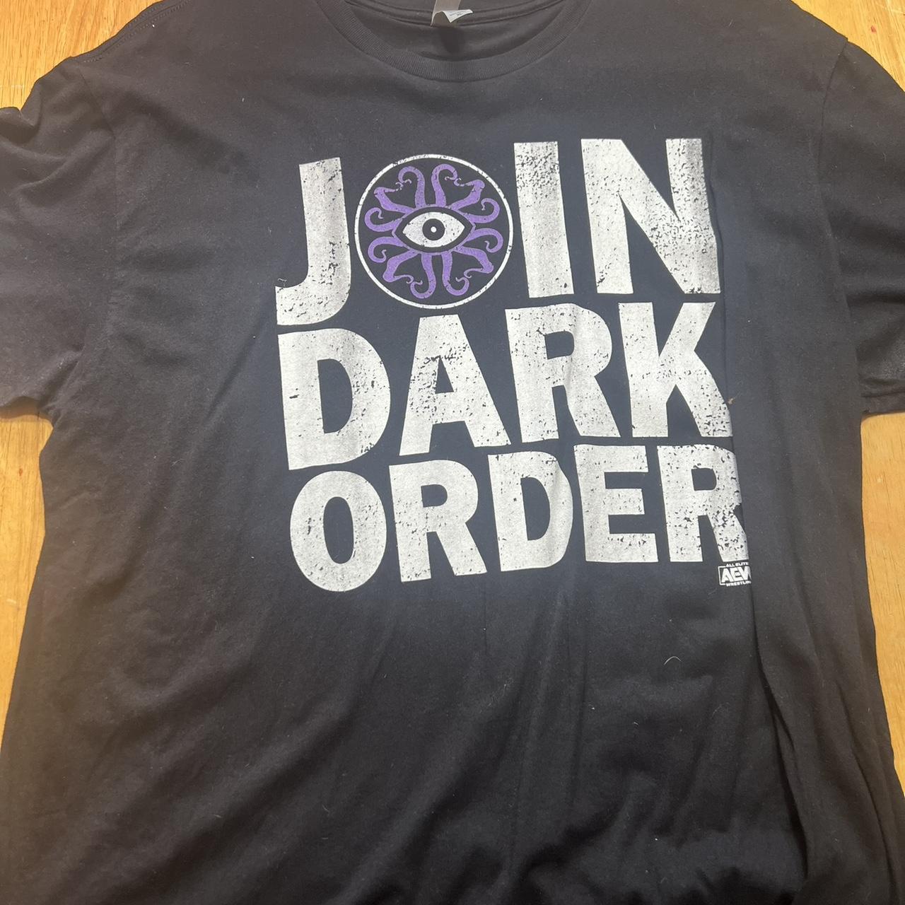 Dark order shirt #aew - Depop