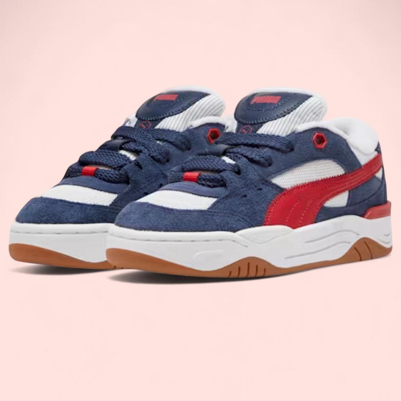 Puma 180 Texture Jr -club navy silver mist -club... | Depop