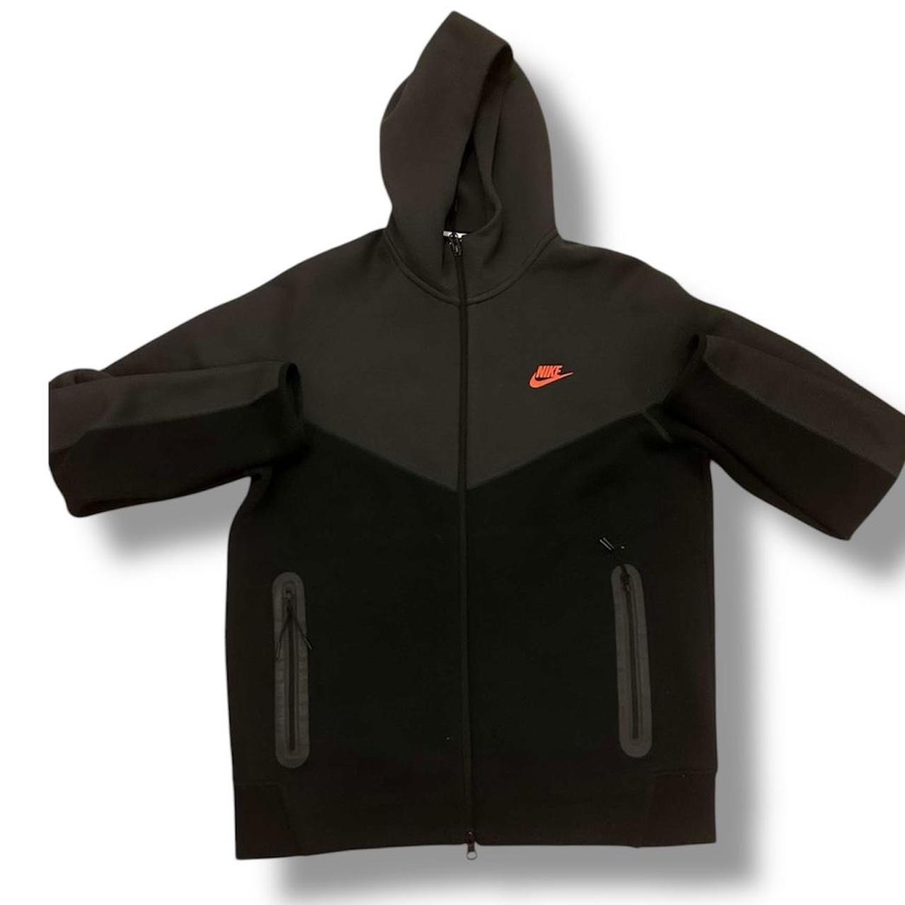 Nike woven tech fleece tracksuit black/grey • Same... | Depop