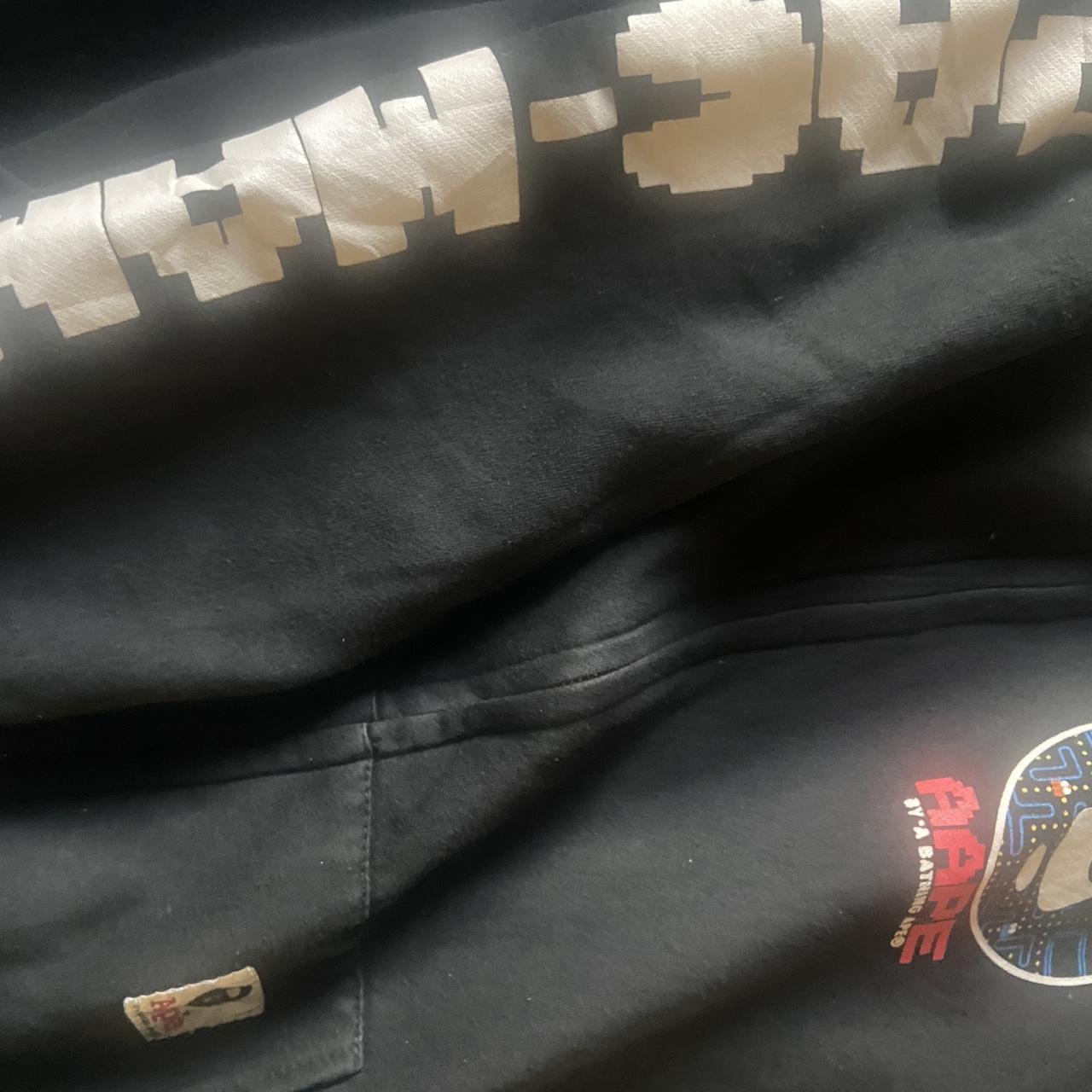 Aape by Bathing Ape Pacman Black Full Zip Hooded... | Depop