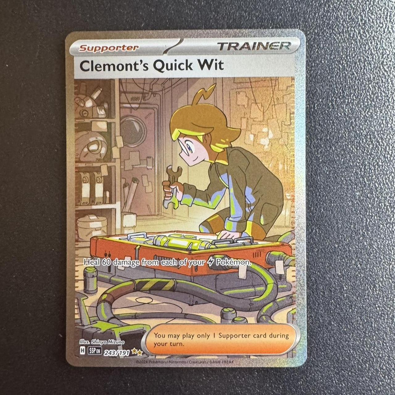 Clemont's Quick Wit Trainer card | Depop