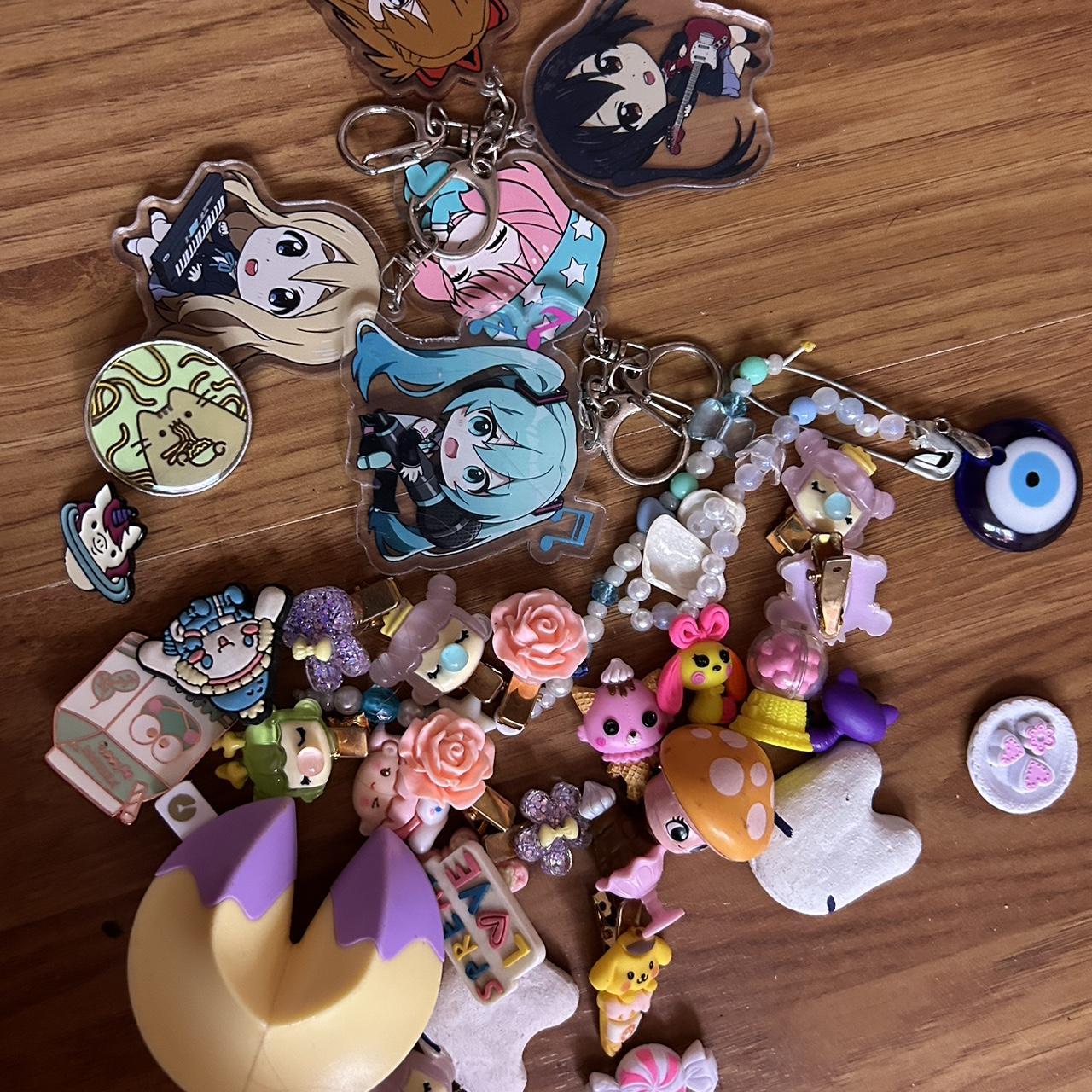 Key chains and charms toy bundle - Depop