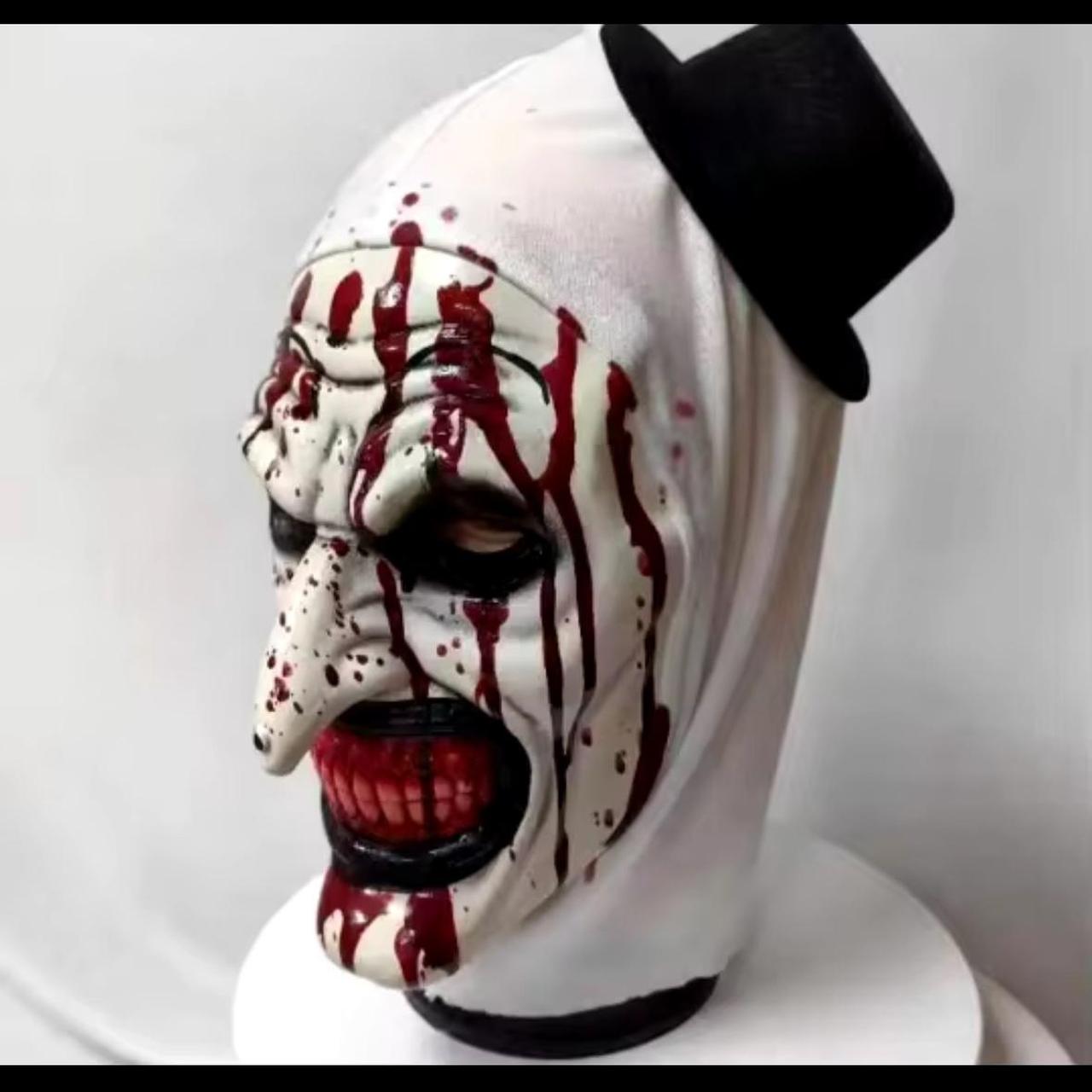 Scary Terrifier realistic face mask great quality... - Depop
