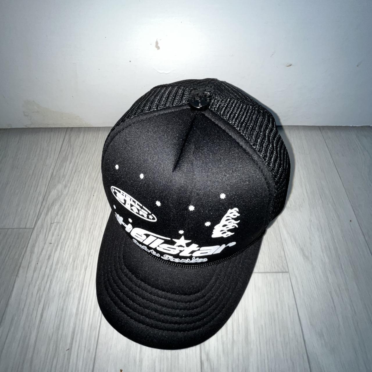 Black and white Hellstar Cap #cap #hellstar | Depop